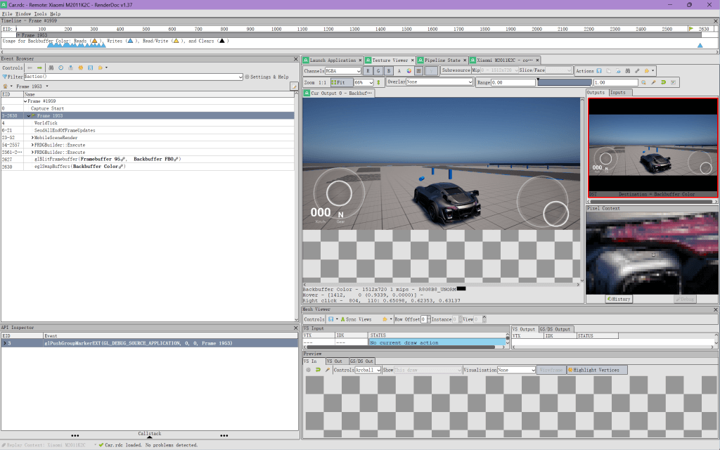 【UE4 渲染管线系列2】一帧之间：RenderDoc一窥渲染流程 – Zephyr AN's Lemonade Stand